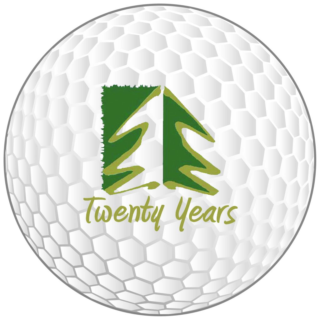 20th Anniversary Golf Ball - Wooden Sticks